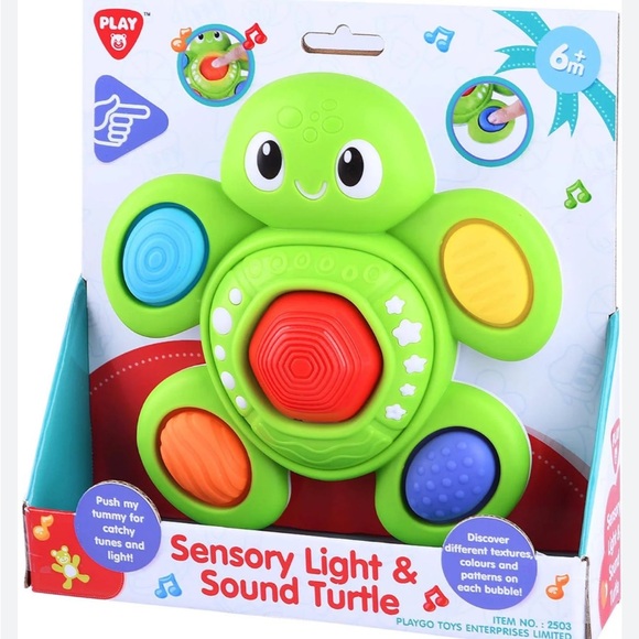 Amazon | Toys | Playgo Toys Ent Ltd Sensory Turtle Play Sensory Lights ...